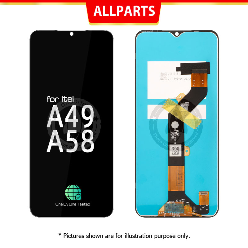 Allparts Display for Itel A49 A58 Pro LCD Touch Screen Digitizer ...