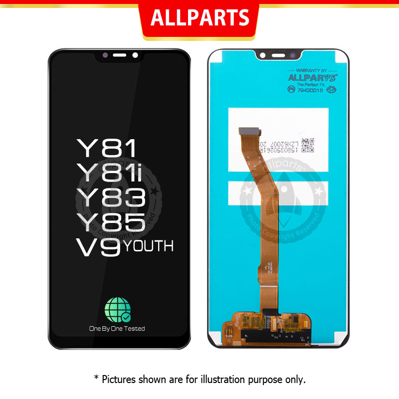 Allparts 6.22 Inch Display For Bbk Vivo Y81 Y83 Y85 V9 Lcd Touch Screen Replacement 1802 1808 ...