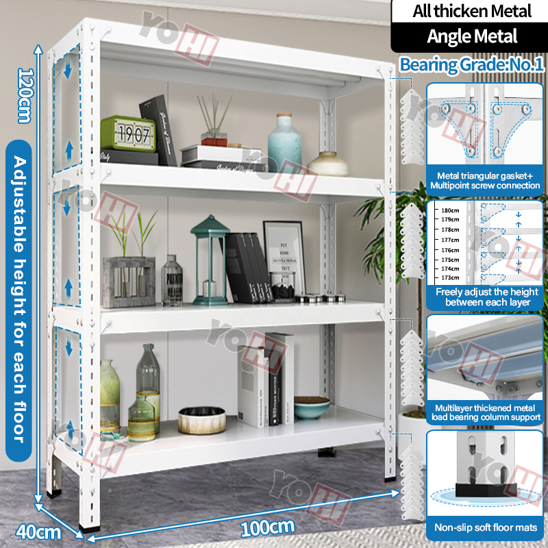 7/6/5 Layer 200*200 Steel Rack Metal Rack Boltless Rack Heavy Duty ...