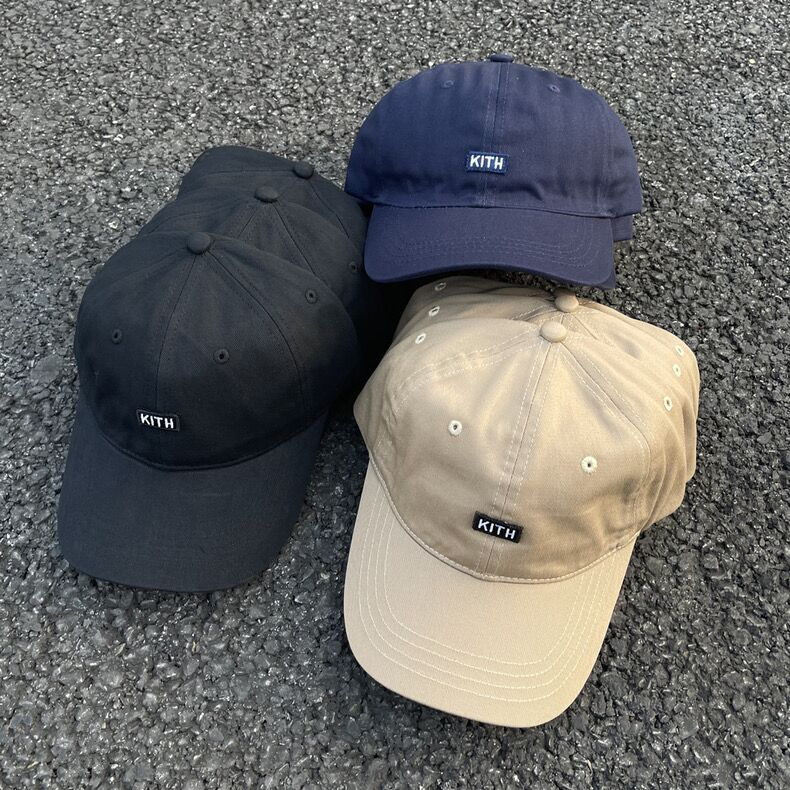 KITH hat KITH NYC soft top sun protection hat letter LOGO embroidery ...