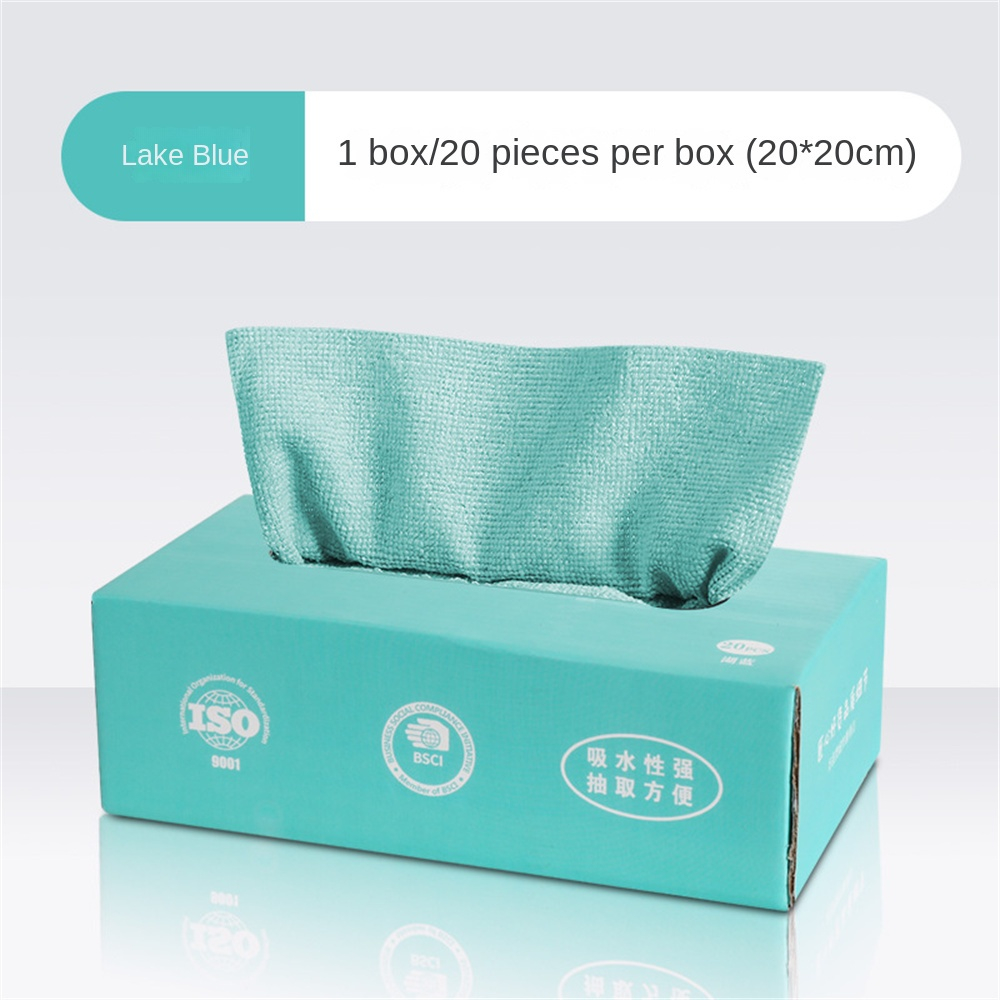20PCS Kitchen Microfiber Towel with Box Super Absorbent Cleaning Dish ...