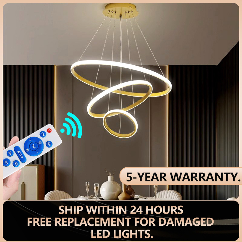 Led Ceiling Light Modern Ceiling Lights 3 Ring Ceiling Lamp 220v Lamp ...