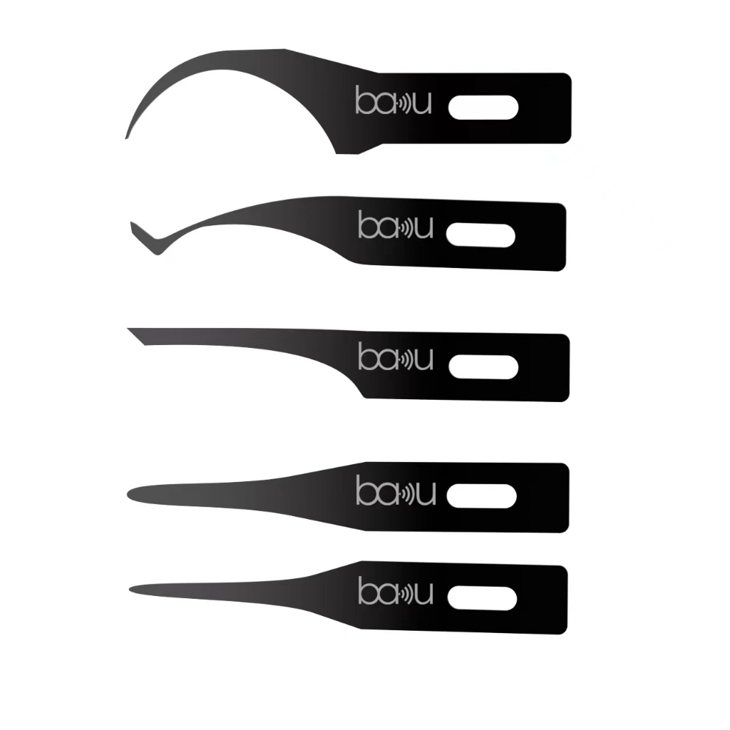 BAKU 5pcs Black CPU Prying Knife Removal Mobile Phone Repair ...