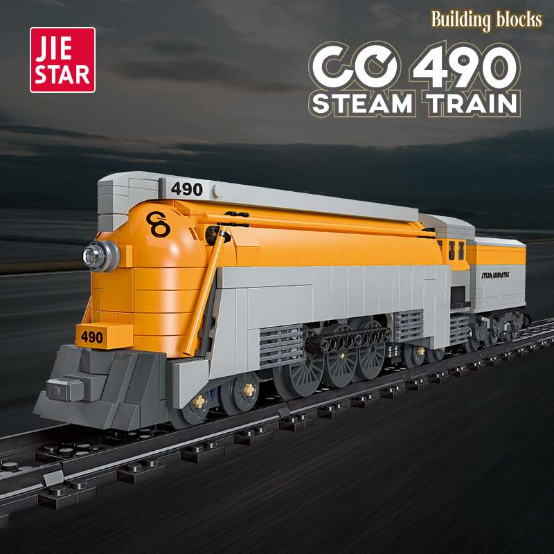 Nifeliz Train Clamping Blocks CO490 Steam Train Set with Rails, Retro ...