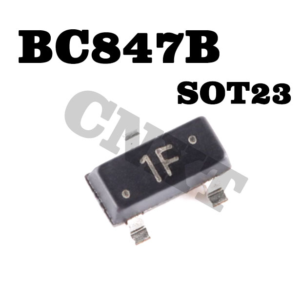100pcs BC847B 1F SOT-23 NPN Transistor 45V/0.1A Patch Triode | Shopee Philippines