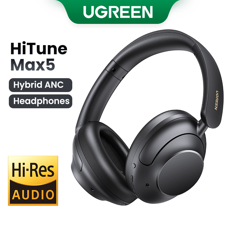 UGREEN HiTune Max 5 Hybrid Active Noise Cancelling Headphones Hi-Res ...
