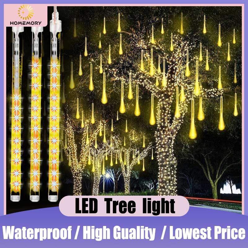 Homemory Christmas LED Meteor Shower Rain Lights Waterproof Falling ... Homemory Christmas LED Meteor Shower Rain Lights Waterproof Falling ...