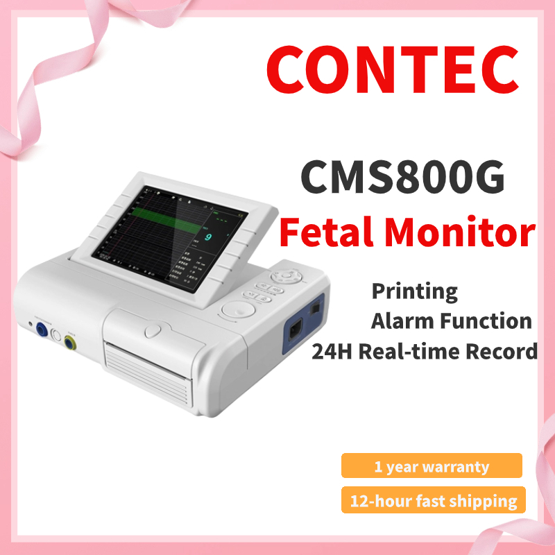 CONTEC CMS800G Fetal Monitor real-time acquire FHR,TOCO,FMOV color LCD ...
