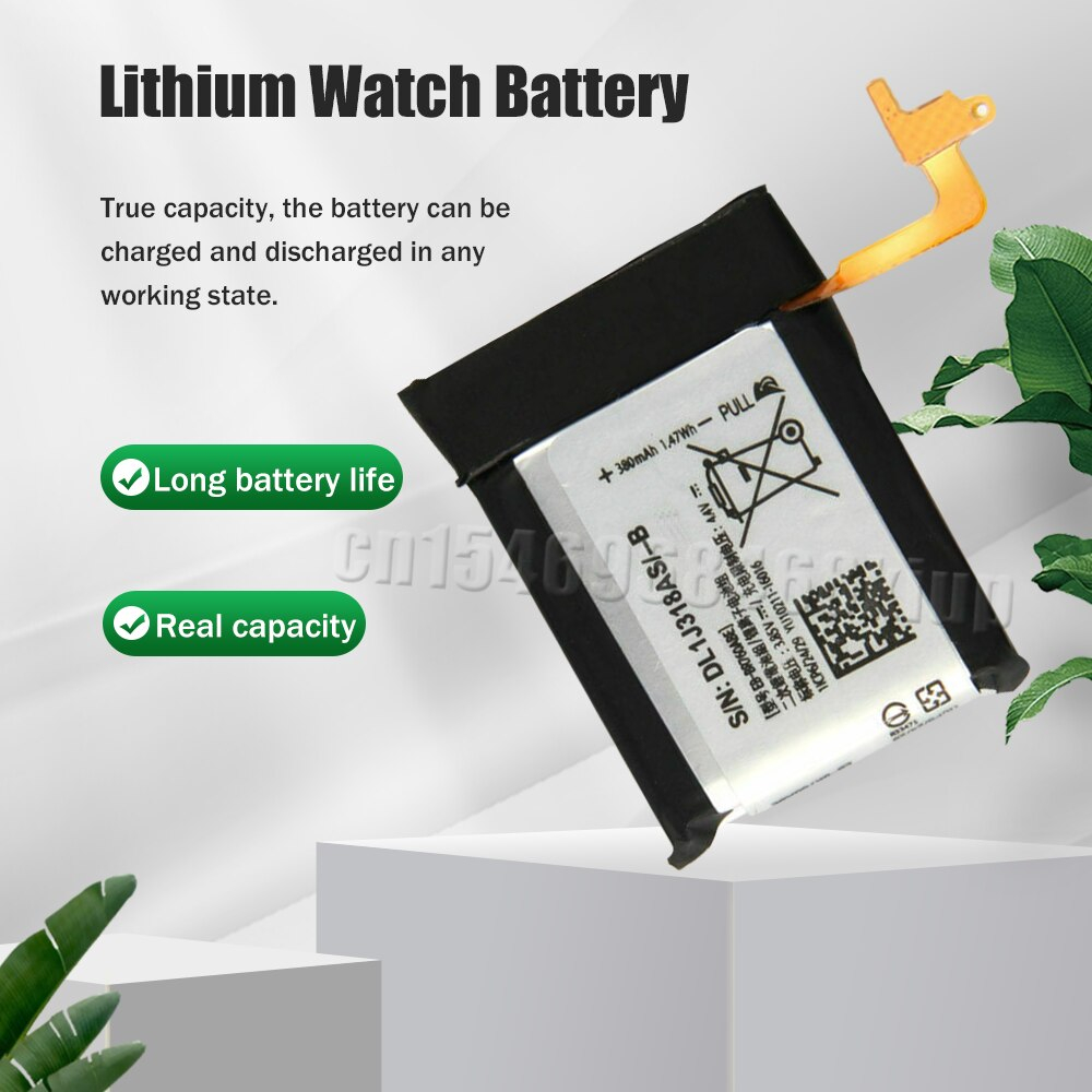 380mAh EB-BR760ABE Li-Ion Rechargeable Watch Battery For Samsung Gear ...