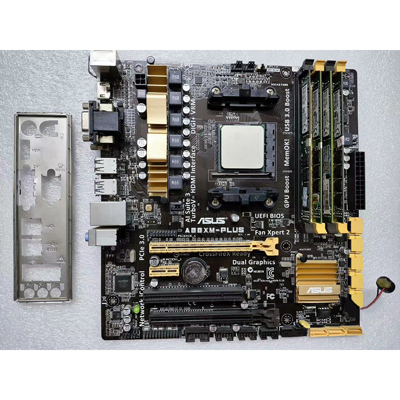 AMD A8 7650K quad core CPU+Asus A88XM PLUS /A88XM-A DDR3 FM2+motherboard set | Shopee Philippines