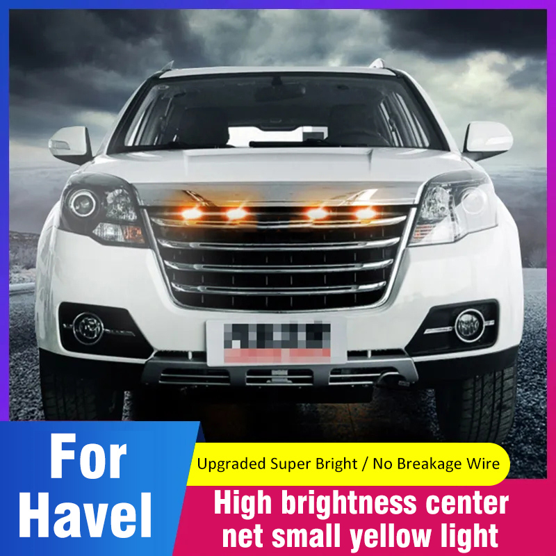 LED Front Grille Light For Haval H5 H6 H9/h7/h8 F7 M6 Car Daytime Running Light Wheel Eyebrow ...
