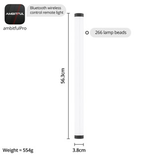 AMBITFUL A2 Pro A2PRO 2500K-8500K RGB Tube Light with Grid,Full Color LED Video Stick Light ...