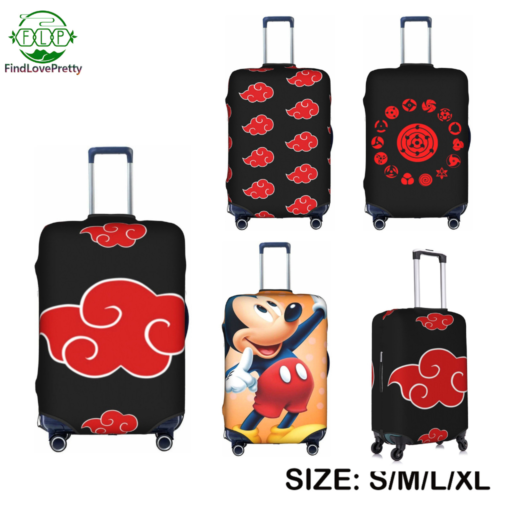 NARUTO Akatsuki Luggage Cover Washable Suitcase Protector Anti-scratch ...