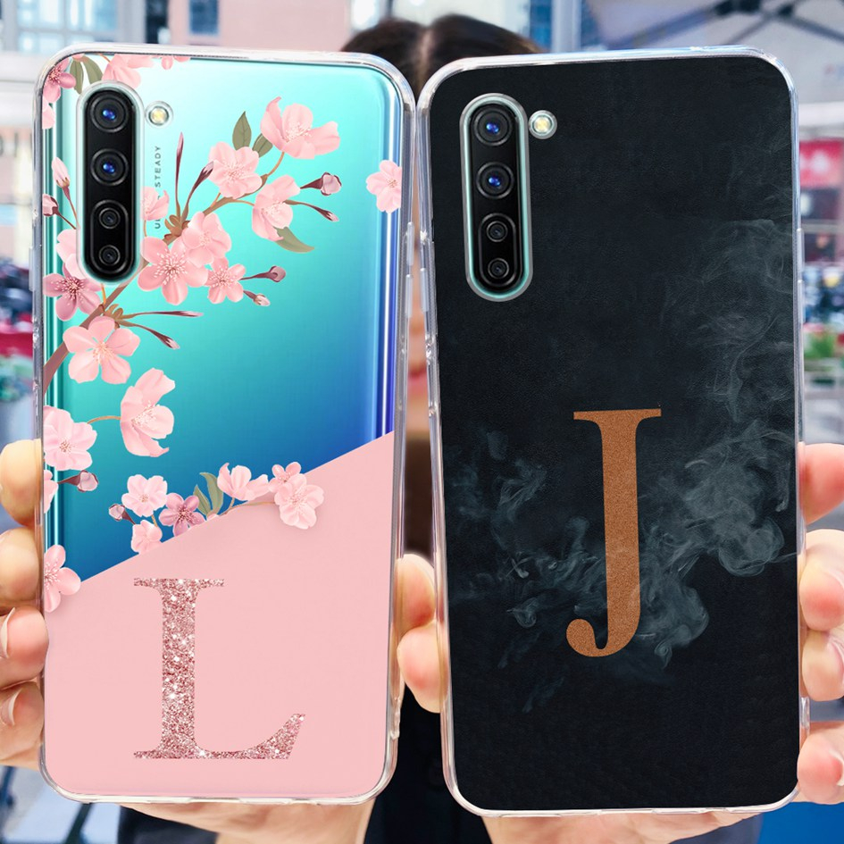For Oppo Find X2 Lite Case CPH2005 Cute Letters Couple Phone Back Cover ...