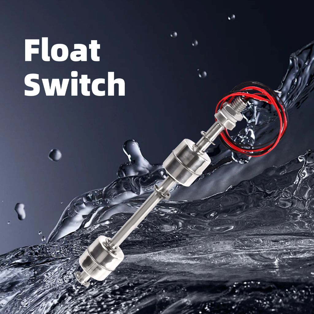 Double Ball Float Switch Tank Liquid Water Level Sensor Stainless Steel ...