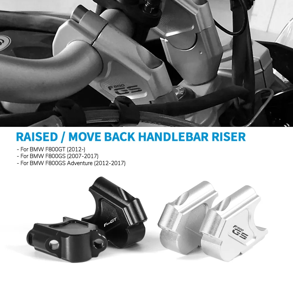 Motorcycle Handlebar Riser Drag Handle Bar Clamp Extend Adapter For BMW ...
