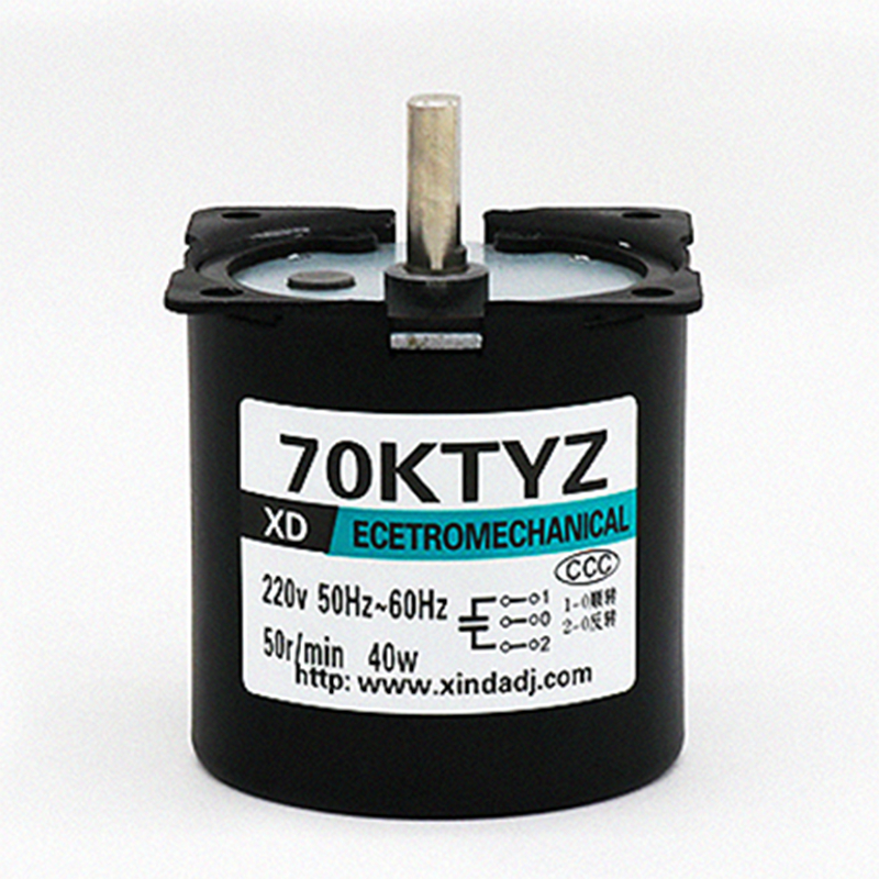 70KTYZ AC Motor 220V 2.5rpm -110rpm Motor Micro Slow Speed Machine 40W ...