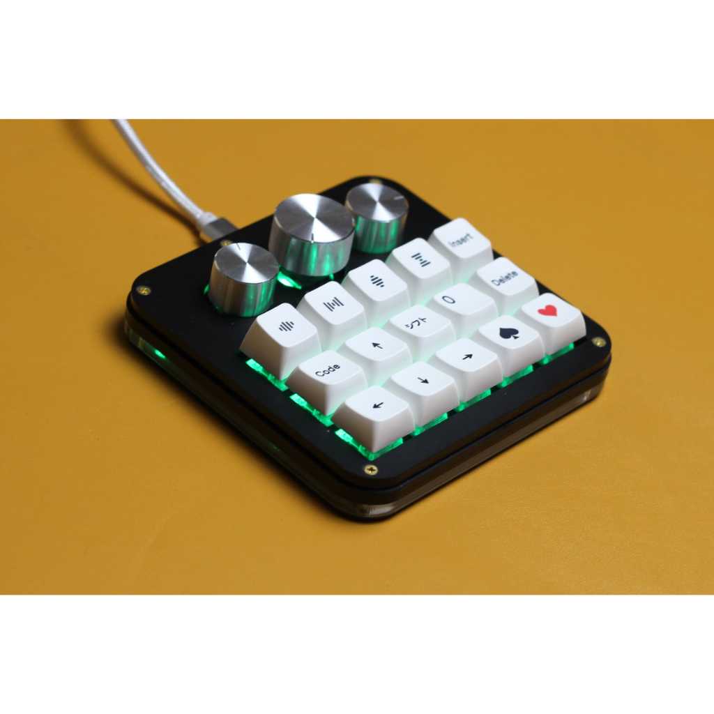 Keybox Mini Keyboard 15 Keys 3 Knobs Customized Function Keyboard QMK ...