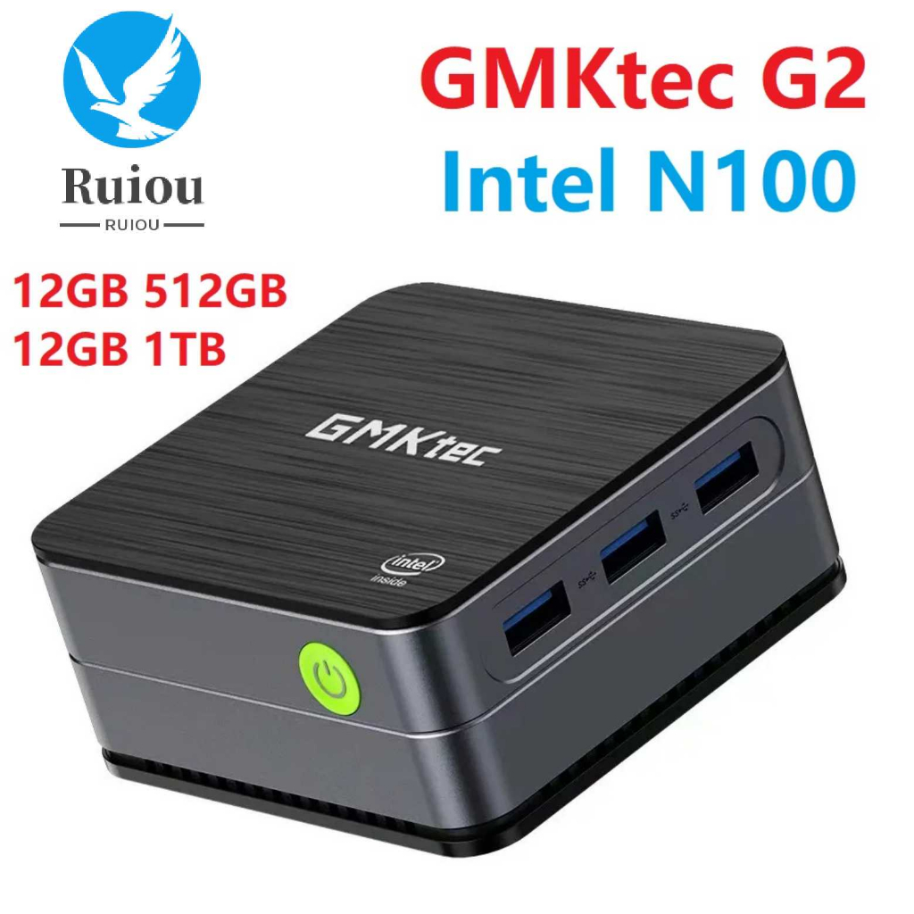 GMKtec G2 Intel 12th Alder Lake N100 Mini Pc Windows 11 Pro DDR5 12GB ...