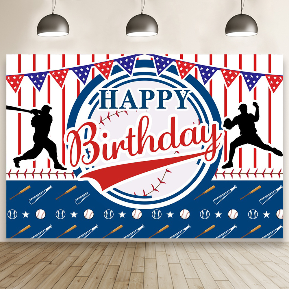 5x3ft Baseball Sports Birthday Photography Background for Baseball ...