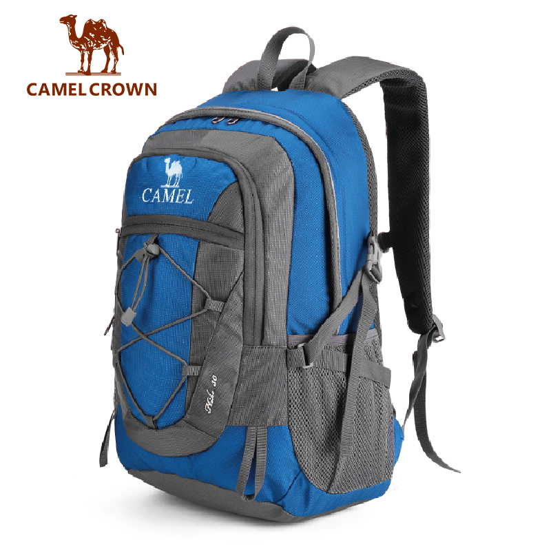 CAMEL CROWN Mountaineering Bag 30l Men's And Women's Backpack Travel Large-Capacity Hiking Light ...
