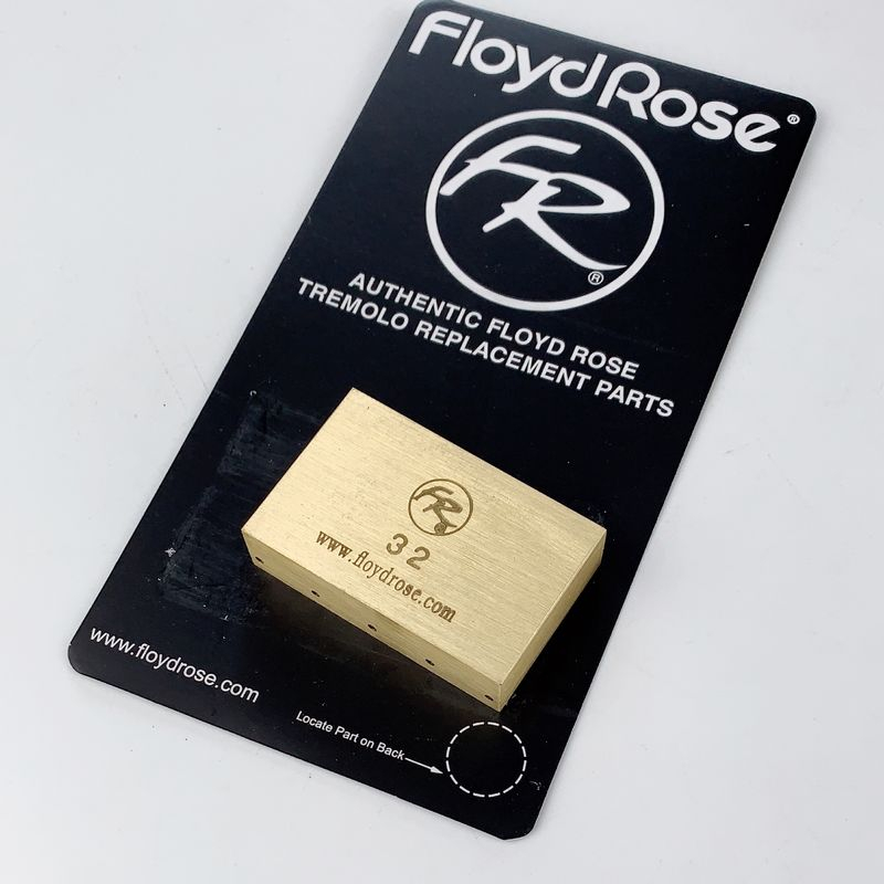 Original Floyd Rose Brand 32mm Brass Block - Made By Floyd Rose For ...