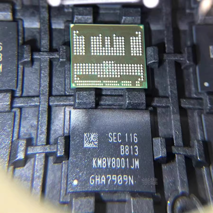 KM8V8001JM-B813 eMMC UMCP 128GB EMCP BGA254 Chip Nand Flash Memory IC ...