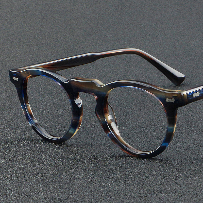 2025 Plate Optical Glasses Frame Men Women Vintage Frame Fashion Round ...