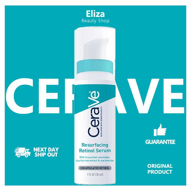 Cerave Resurfacing Retinol Serum For Post Acne Marks And Skin Texture