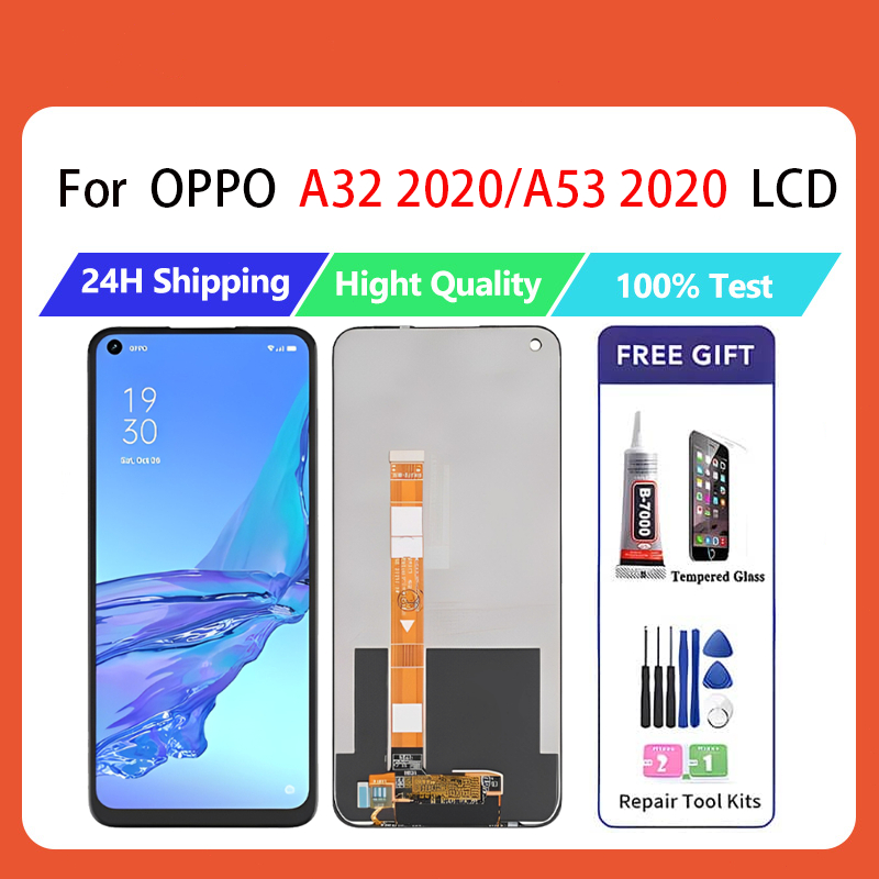 For OPPO A53 2020/A32 2020 RealmeC17 7i LCD Screen and Digitizer Assembly Replacement Ultra ...