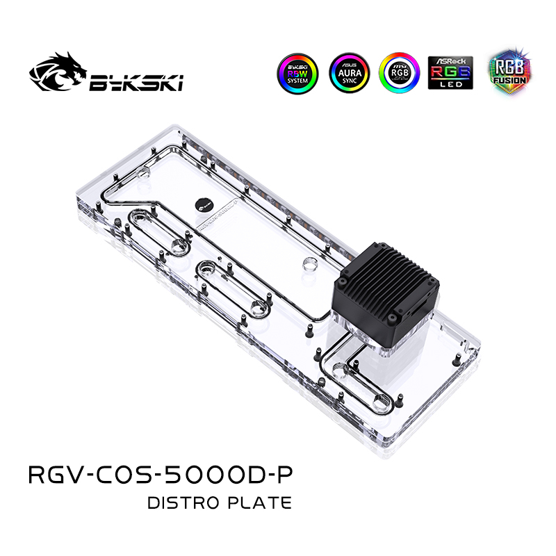 Bykski Distro Plate for CORSAIR 5000D Computer Case for CPU/GPU Water ...