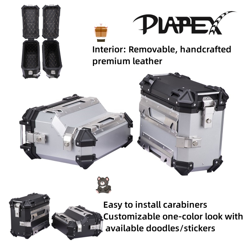 Aluminum alloy motorcycle tail-side box, right (left) rudder/motorcycle ...