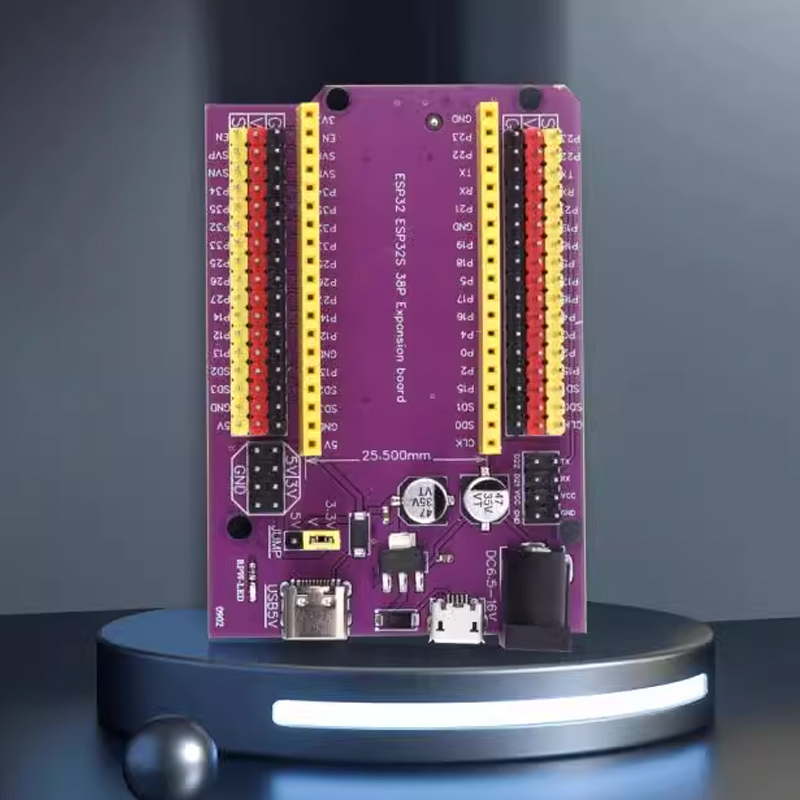 ESP32S 38pin purple expansion board Internet of Things development ... ESP32S 38pin purple expansion board Internet of Things development ...