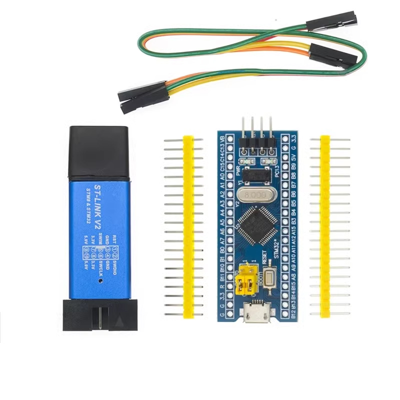St Link V2 Stm8stm32 Emulator Programmer Stm32f103c8t6 System Board Microcontroller Shopee