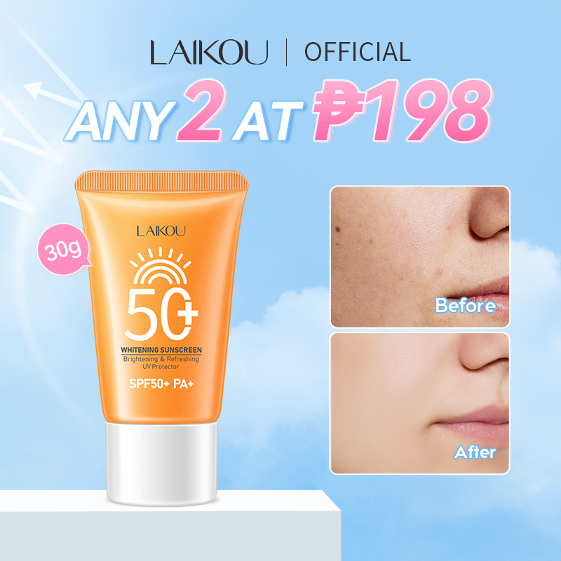 LAIKOU Whitening Face Sunscreen Waterproof Body Sunblock Cream UV ...