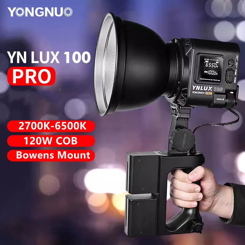 YONGNUO YNLUX100 Pro Compact LED Video Light 120W COB Photography Fill ...
