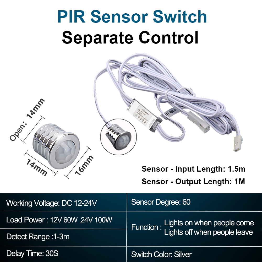 Infrared Cabinet Light Switch Sensor 12V-24V Touch Sensor/Human Body ...
