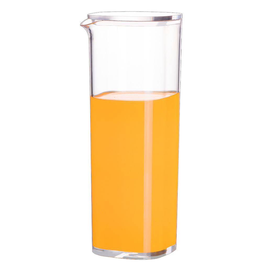 36 oz Clear Thick Acrylic Water Pitcher with Lid, BPA Free Shatterproof ...