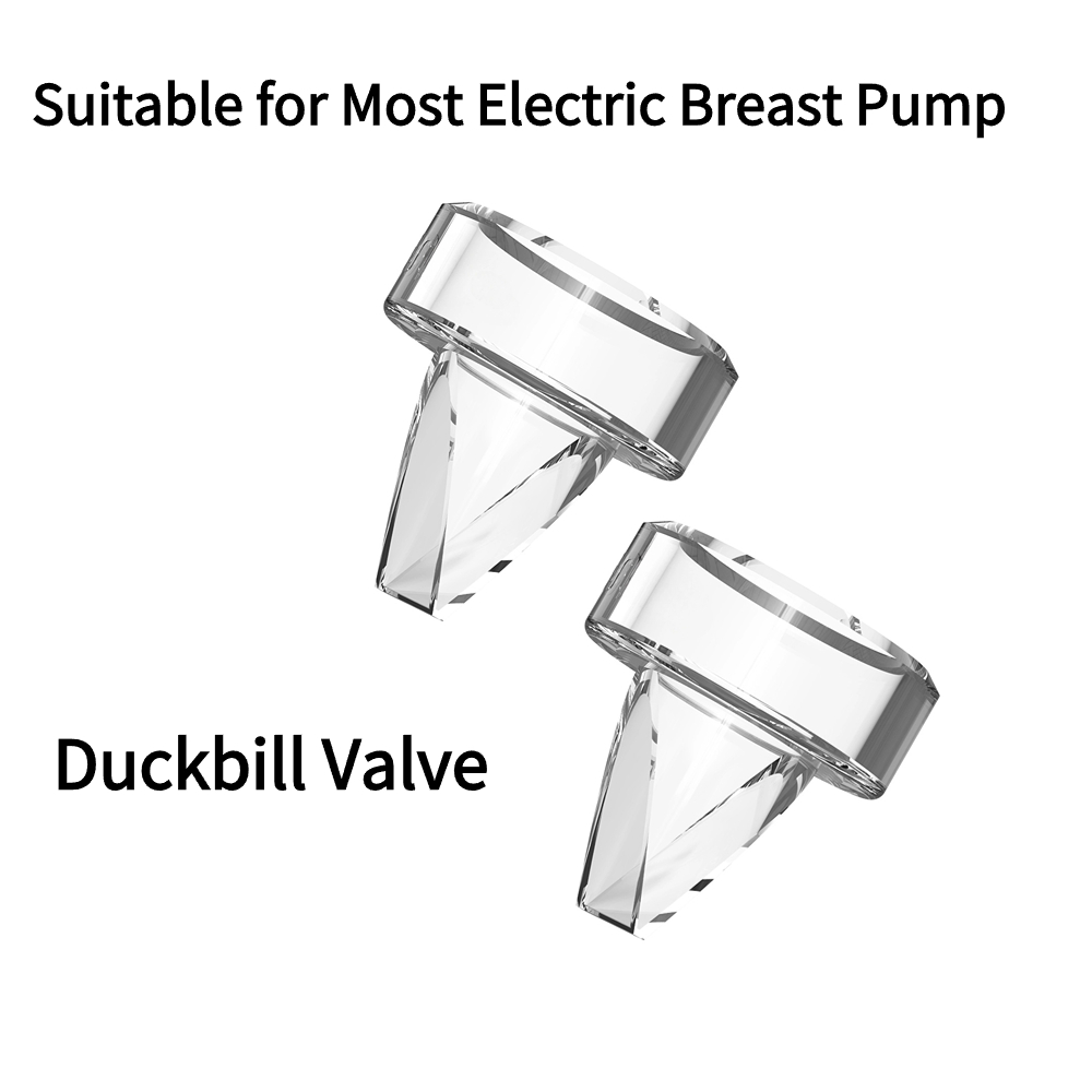 2PCS Duckbill Valve Universal Electric Breast Pump Replacement ...