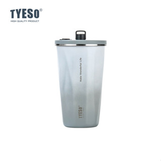 Original Tyeso Coffee Mug Vacuum Insulated Bottle Tumbler With Straw Portable Stainless Steel ...