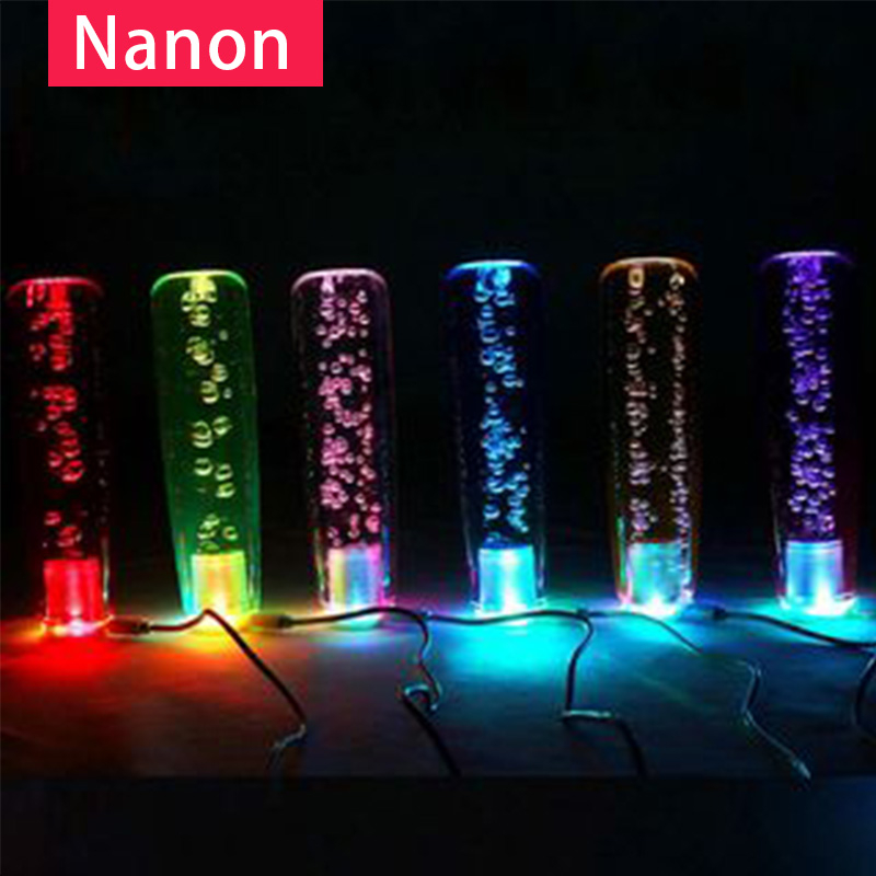 Nanon 10/15/20/25/30Cm Universal Led Colorful Gradient Crystal Bubble ...