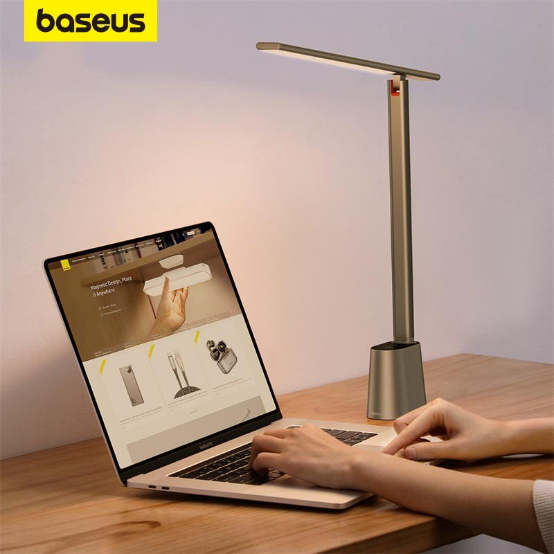 Baseus LED Folding Reading Light Eye Protection Desk Lamp Work Study ...