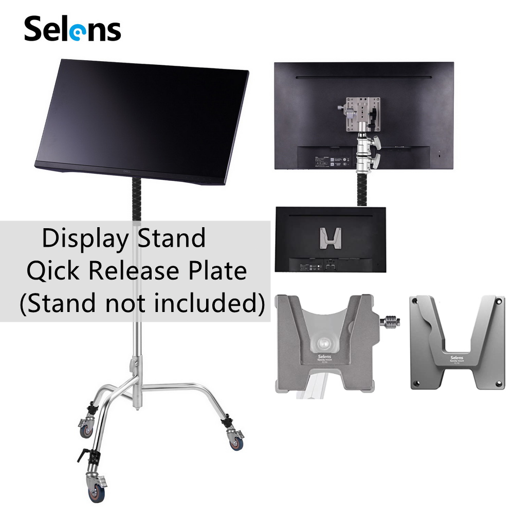 Selens Professional Monitor Stand Display Holder Quick Release Plate ...