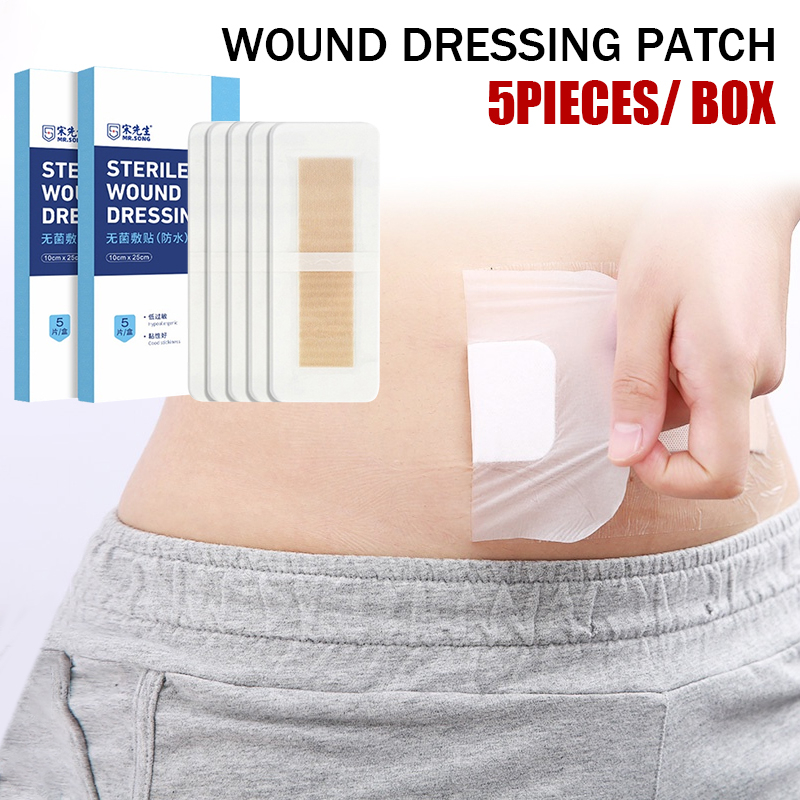Waterproof Medical Dressing Patch Large Wound First Band Aid Kit ...