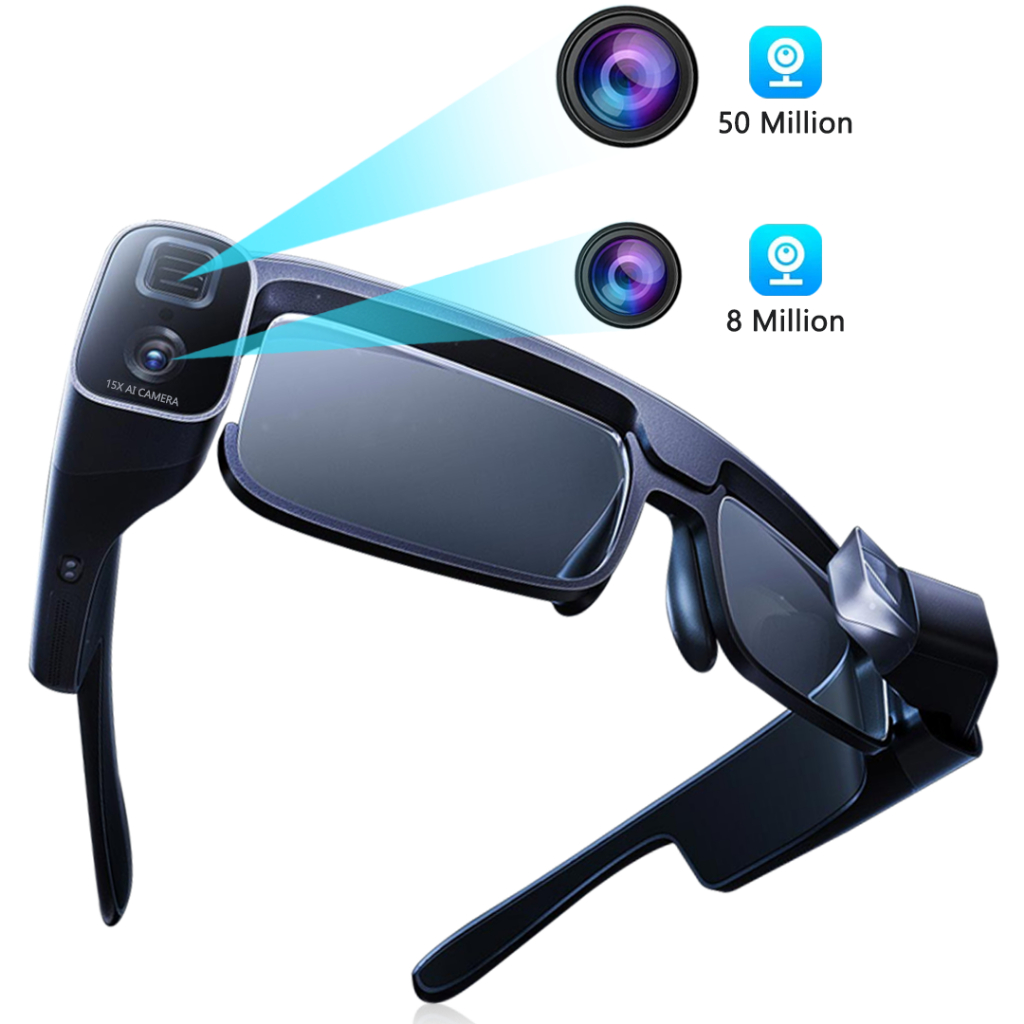Mijia Smart Glasses With 50 Million Pixels Head-Mounted Dual Camera ...