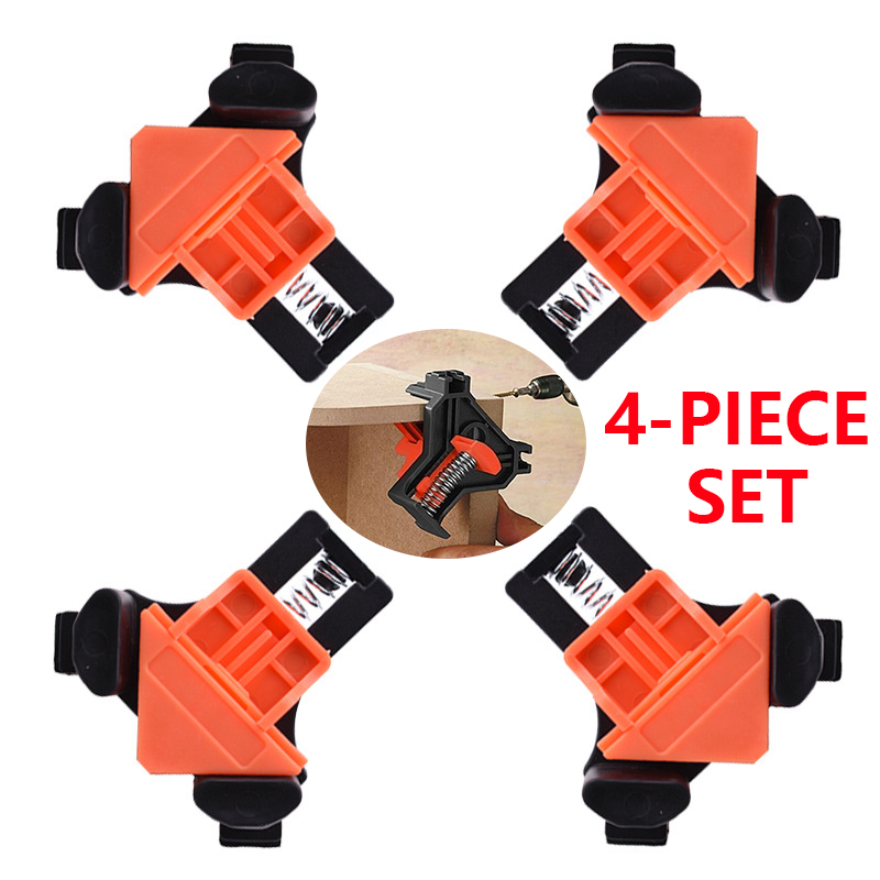 4PCS 90 Degree Right Angle Clamp Corner Mate Woodworking Hand DIY ...