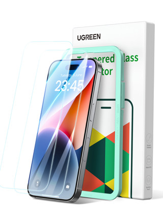 UGREEN Screen Protector For iPhone 15 Series Tempered Glass For iPhone ...