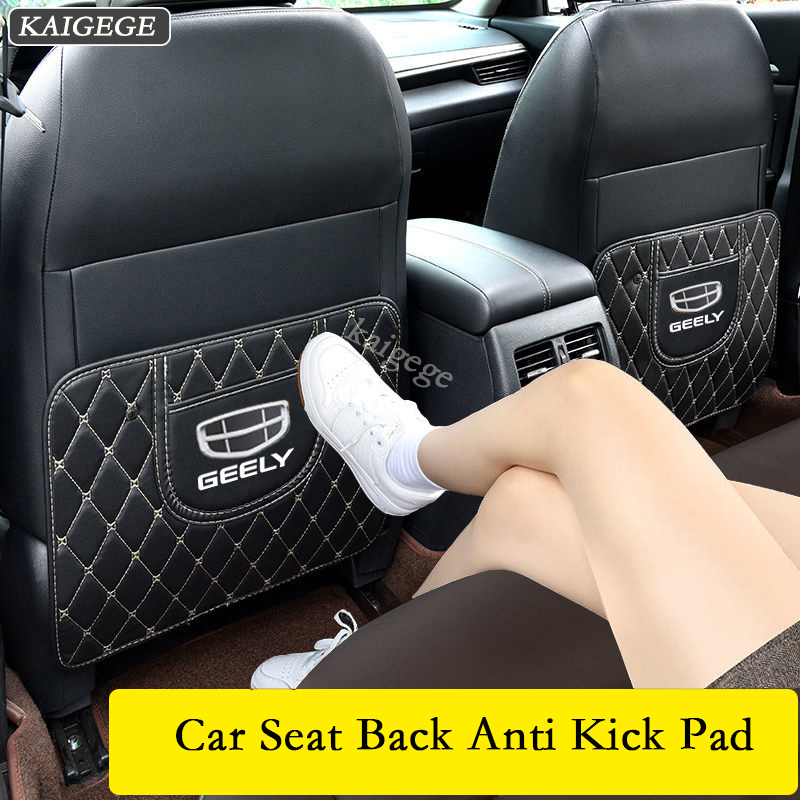 【KG】Car Seat Back Anti Kick Pad Car Seat Back Protector Organizer High ...