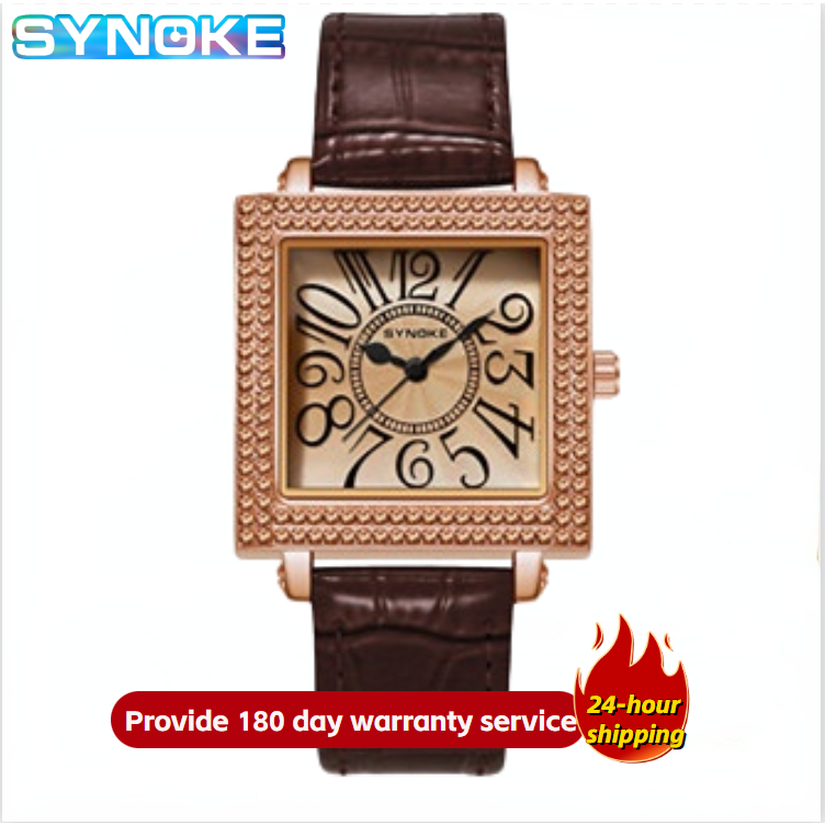 SYNOKE Watch Shop Original Women's Watch Fashion Simple Square Women's ...