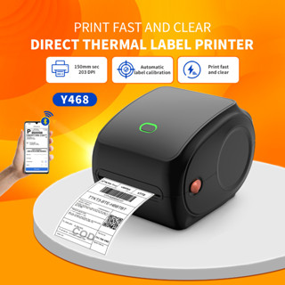 Flashlabel Professional A6 Waybill Printer-Y468, USB & Bluetooth ...